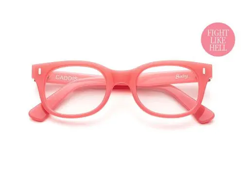 CADDIS Bixby Reading Glasses - Polished Clear Pink