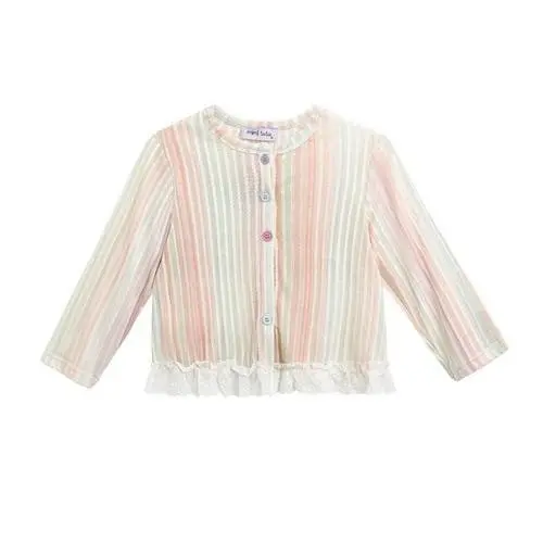 MIMI TUTU Striped Skort Cardigan Set