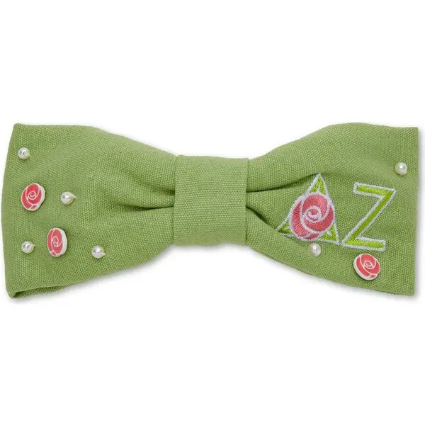 Lele Sadoughi Delta Zeta Riley Bow - Energizing Green 400