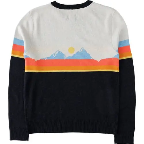 KAVU Hillrose Crew Neck Sweater - Sunset Range