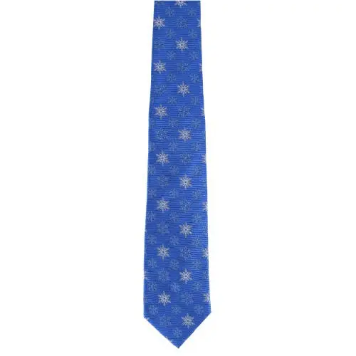 Trafalgar Snowflake Necktie - Light Blue