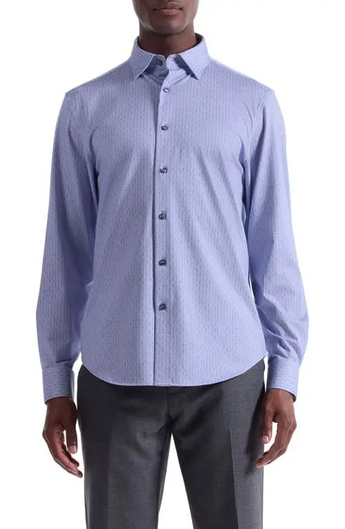 Bugatchi Jules Ooohcotton® Floral Check Print Button-down Shirt