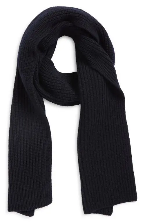Vince Brushed Merino Wool Scarf - Brown