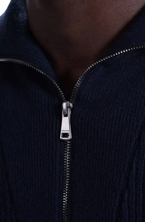 Bugatchi Merino Wool & Cotton Quarter-zip Pullover