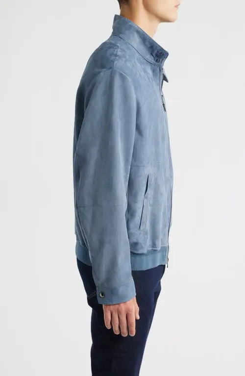 Canali Suede Bomber Jacket
