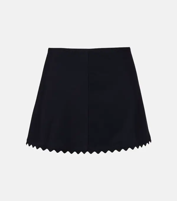 KARLA COLLETTO Ines Scalloped Mini Skirt