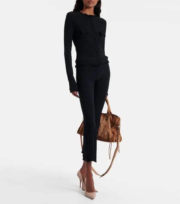 Balenciaga Avenue 110 Leather Pumps