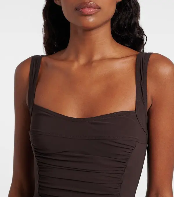 KARLA COLLETTO Basics Ruched Swimsuit