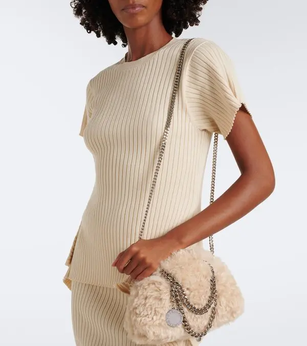 Stella McCartney Falabella Mini Shoulder Bag - Beige