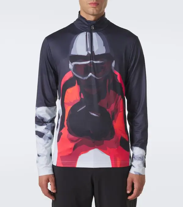 Bogner Verti Printed Ski Top - Multicoloured