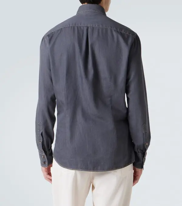 Brunello Cucinelli Denim Shirt - Blue