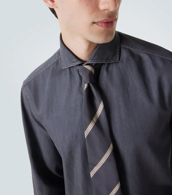 Brunello Cucinelli Denim Shirt - Blue