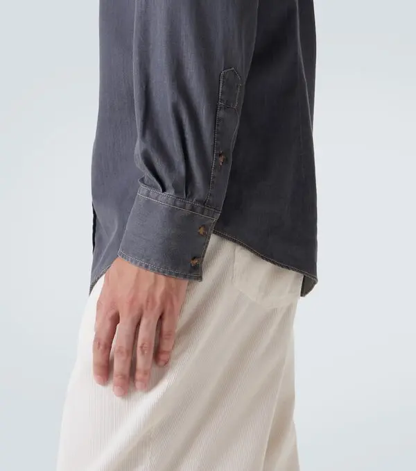 Brunello Cucinelli Denim Shirt - Blue