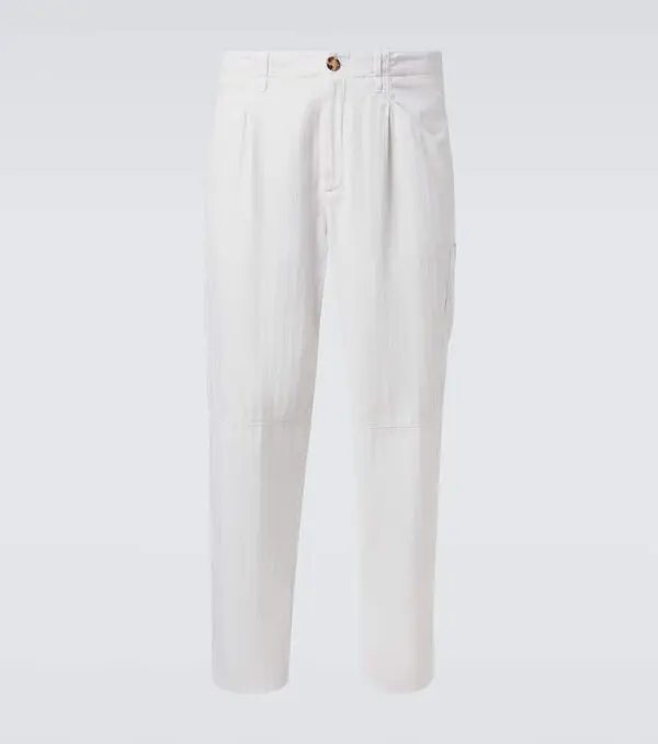 Brunello Cucinelli Cotton Straight Pants
