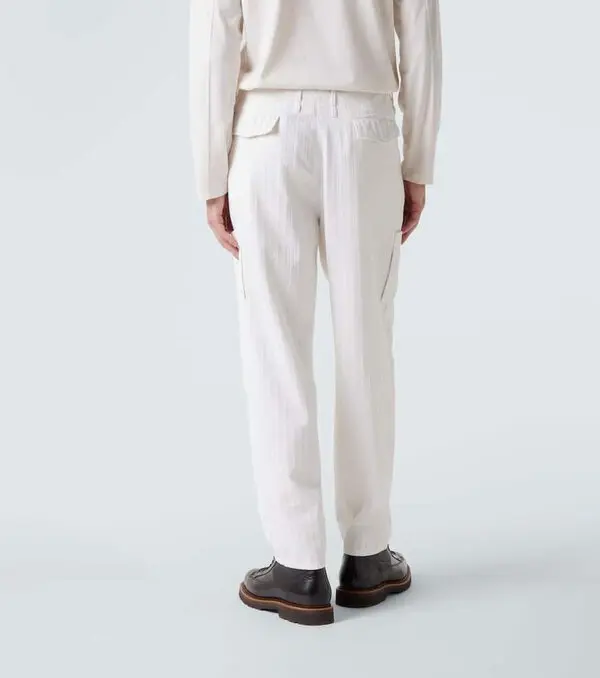 Brunello Cucinelli Cotton Straight Pants