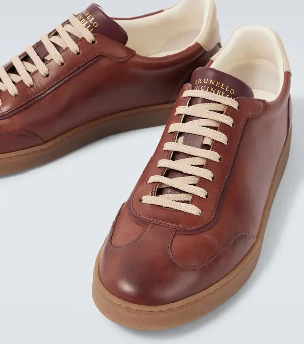 Brunello Cucinelli Leather Sneakers