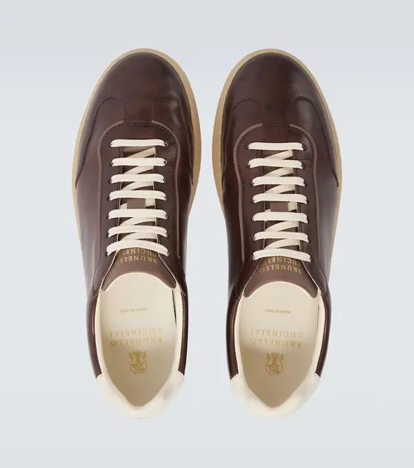 Brunello Cucinelli Leather Sneakers