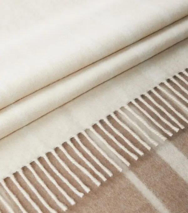 Loro Piana Dégradé Striped Cashmere Throw