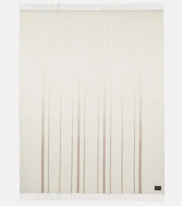 Loro Piana Dégradé Striped Cashmere Throw