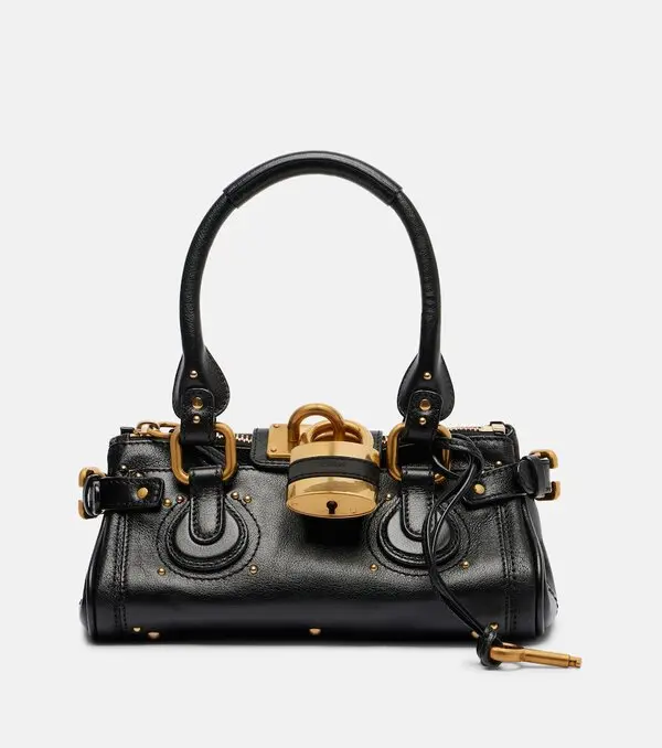 Chloé Paddington Small Leather Shoulder Bag - Black