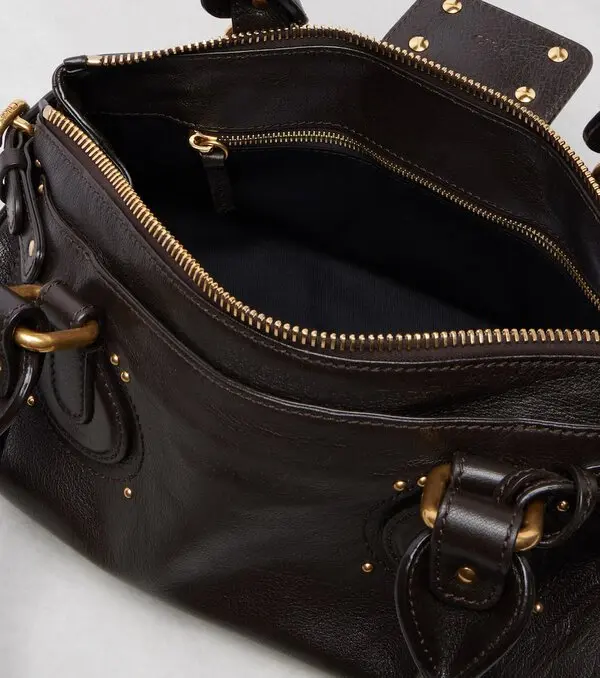 Chloé Paddington Small Leather Shoulder Bag - Brown