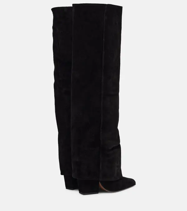 Paris Texas Suede Knee-high Boots