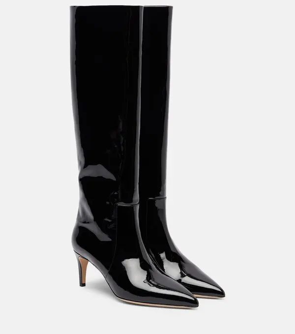 Paris Texas 60 Patent Leather Knee-high Boots - Black