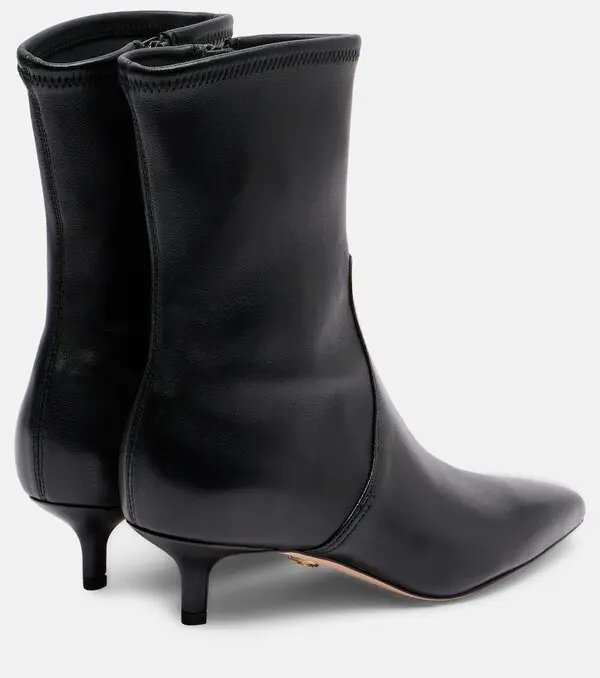 Veronica Beard Lisa Leather Ankle Boots
