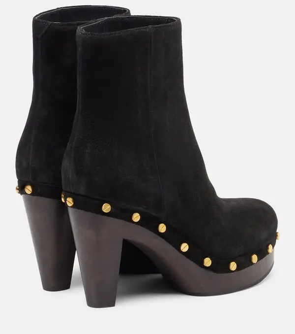 Veronica Beard Gavi Suede Ankle Boots