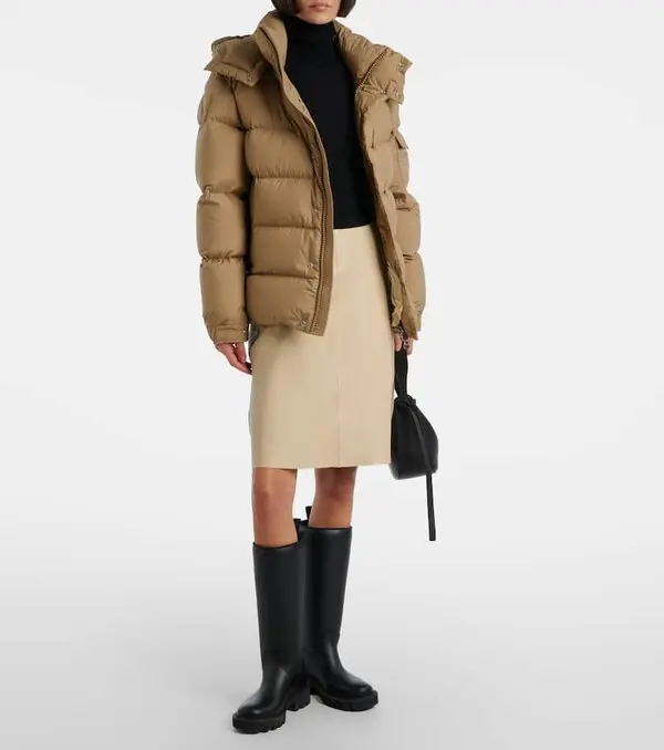 Moncler Maya 70 Down Jacket - Beige