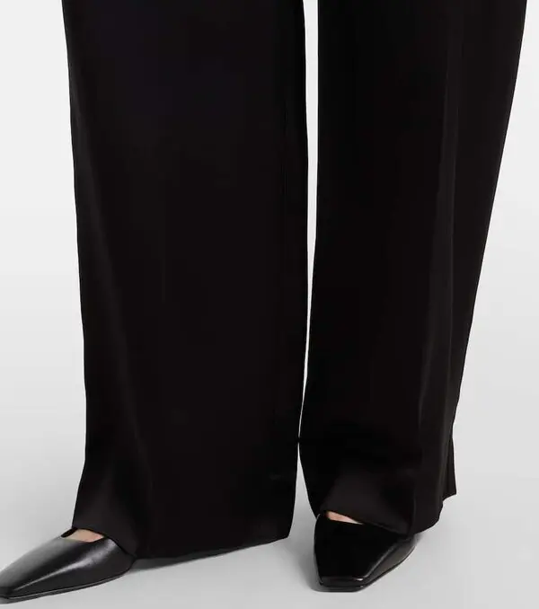 TOTEME Satin Wide-leg Pants