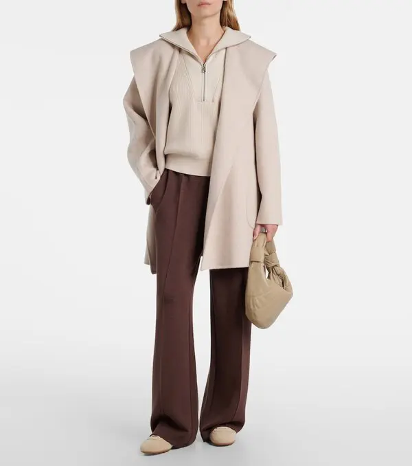 Varley Edgemere Wool-blend Wrap Jacket