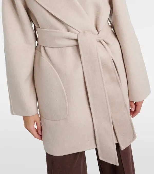 Varley Edgemere Wool-blend Wrap Jacket