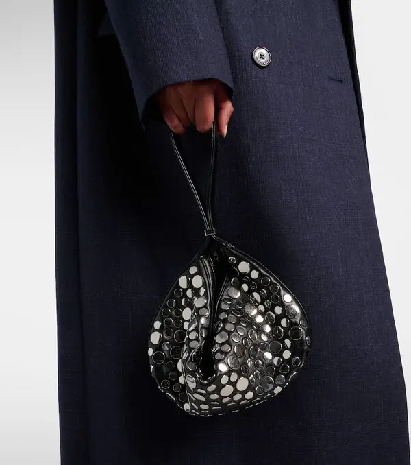 Staud Demy Small Studded Shoulder Bag