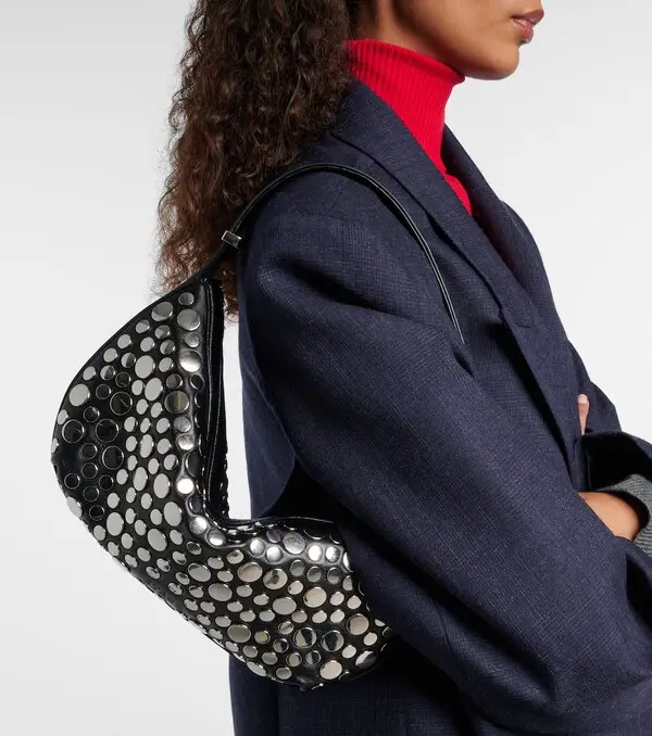 Staud Demy Small Studded Shoulder Bag