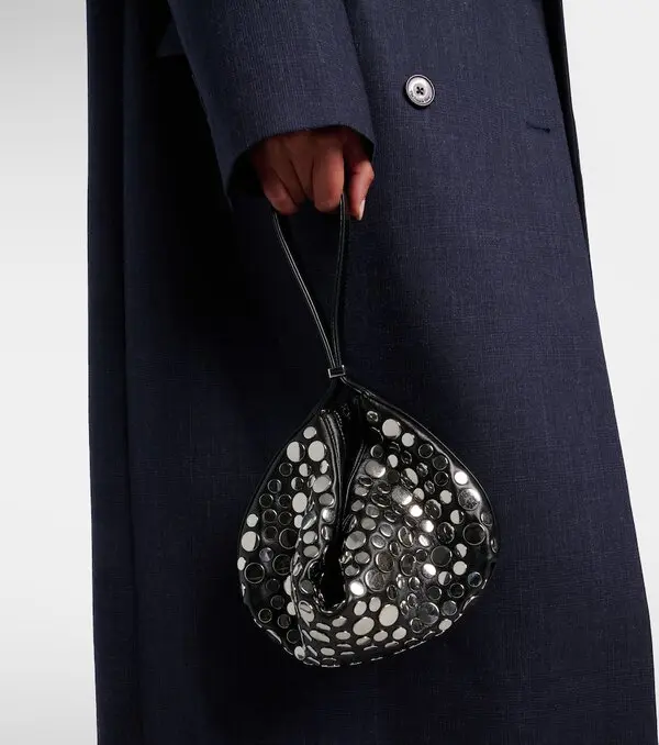 Staud Demy Small Studded Shoulder Bag