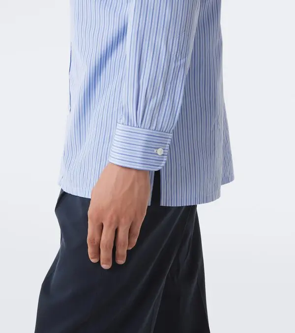Charvet Striped Cotton Poplin Shirt
