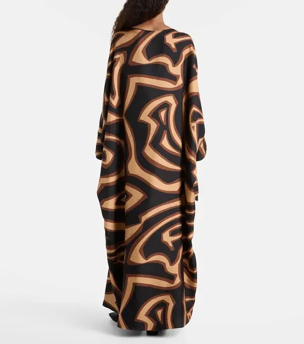Emilio Pucci Labirinto Silk Kaftan