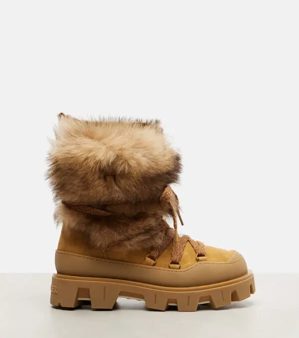 Moncler Peak Apres Leather Boots