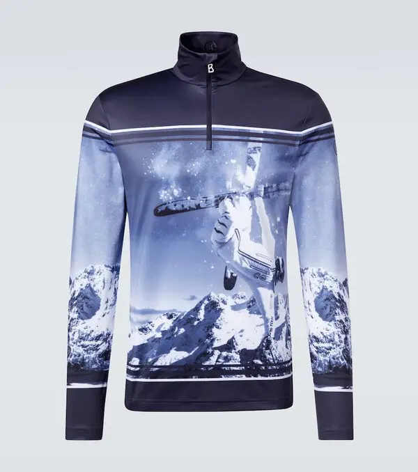 Bogner Verti Printed Ski Top