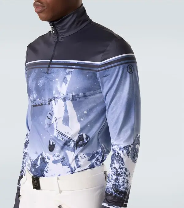 Bogner Verti Printed Ski Top