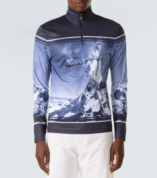 Bogner Verti Printed Ski Top