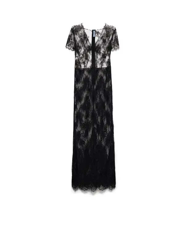Prada Long Lace Dress