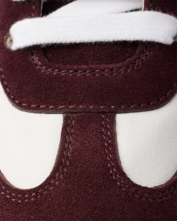 Prada Nappa Leather And Suede Sneakers - Neutral