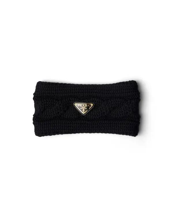 Prada Wool Headband - Black