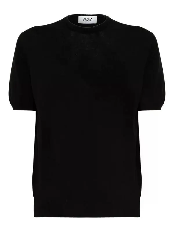 Alpha Studio Short-sleeve Round-neck T-shirt
