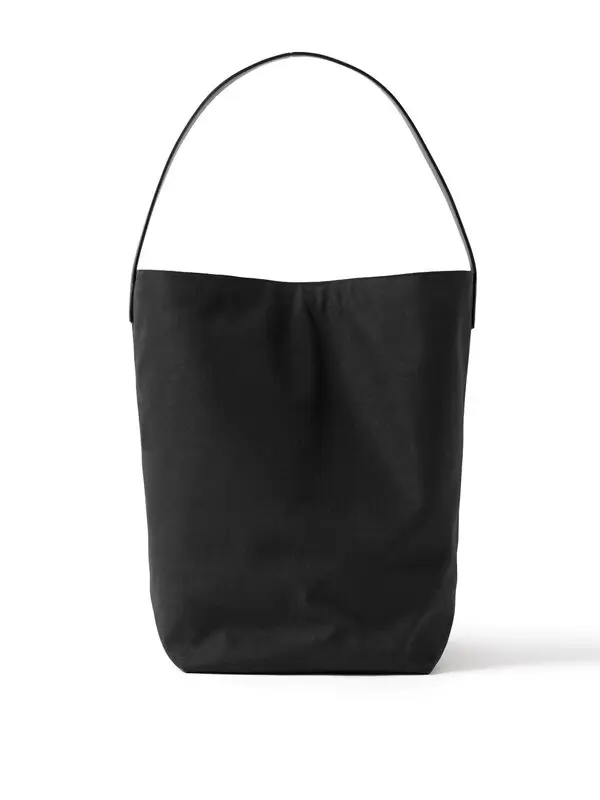 THE ROW N/s Park Large Cotton-canvas Tote Bag - Black