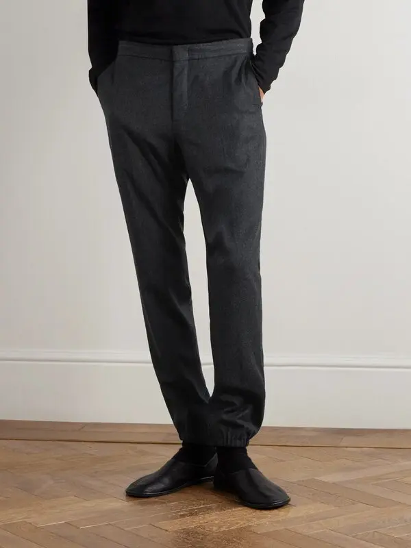Zegna Tapered Techmerino™ Wool Trousers