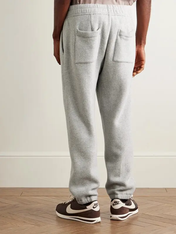 JAMES PERSE Cozy Tapered Cotton-blend Jersey Sweatpants - Gray