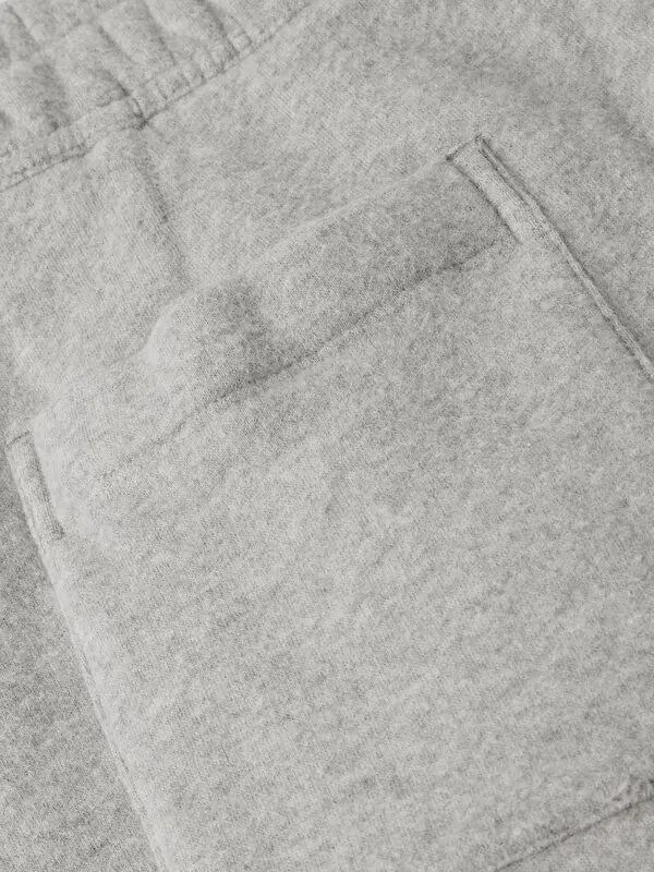 JAMES PERSE Cozy Tapered Cotton-blend Jersey Sweatpants - Gray